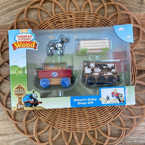 Thomas & Friends | Toys | Thomas Friends Diesels Dairy Drop Off Wood ...